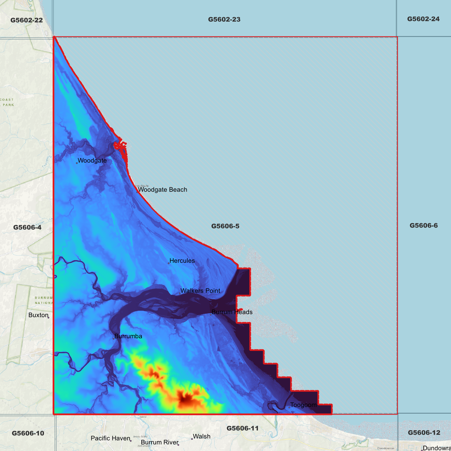 Woodgate 1m Digital Elevation Model (G5606-5) – Elev.