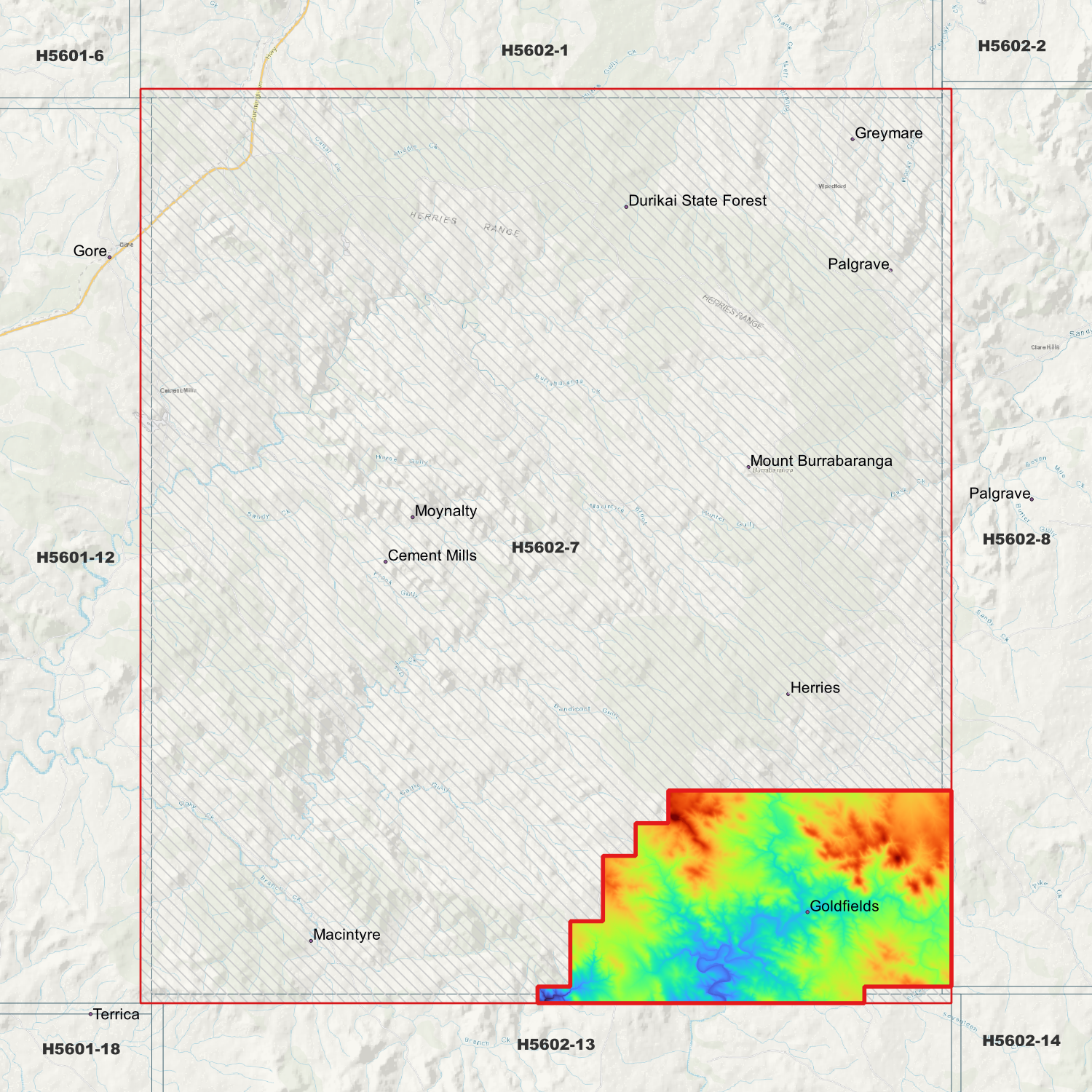 Moynalty 1m Digital Elevation Model (H5602-7) – Elev.