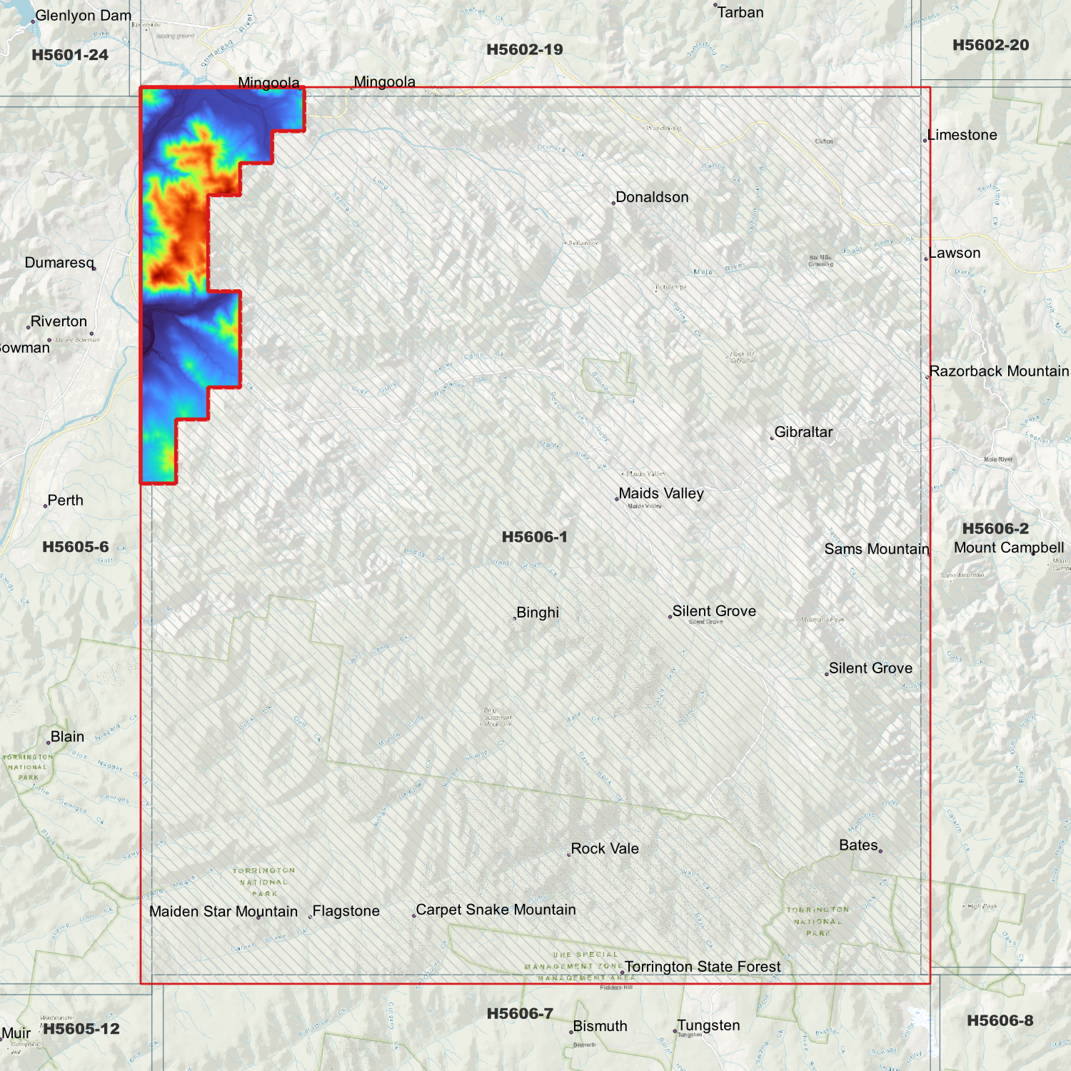 Binghi 1m Digital Elevation Model (H5606-1) – Elev.