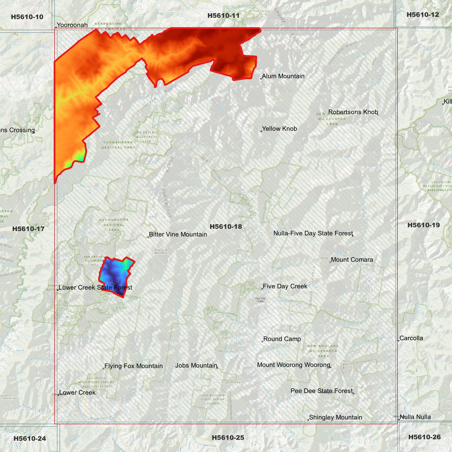 Comara 1m Digital Elevation Model (H5610-18) – Elev.