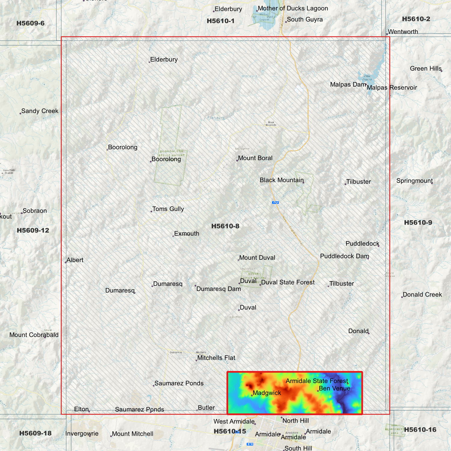 Duval 1m Digital Elevation Model (H5610-8) – Elev.